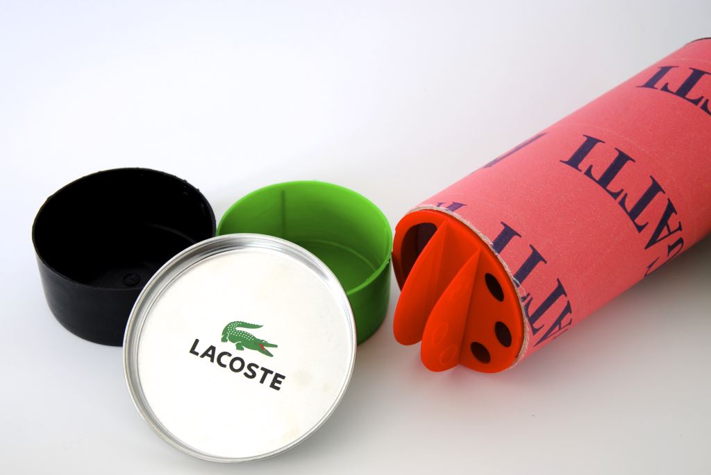 Metal caps for cardboard tubes, silver or golden, cylindrical - La ...